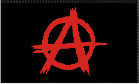Anarchy Paint 3'X5' Flag Rough Tex® 100D