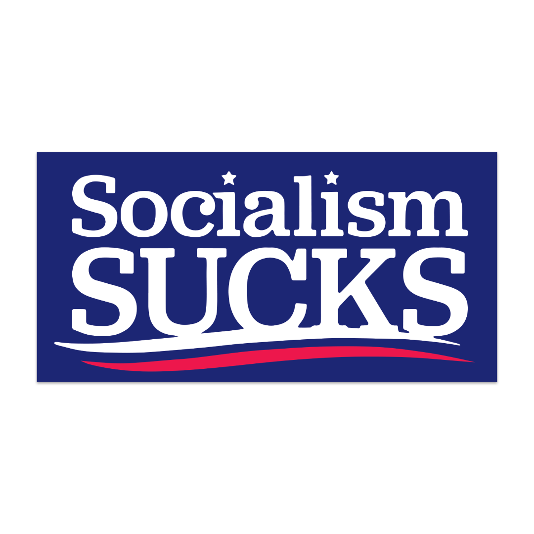 SOCIALISM SUCKS BUMPER STICKERS PACK OF 50
