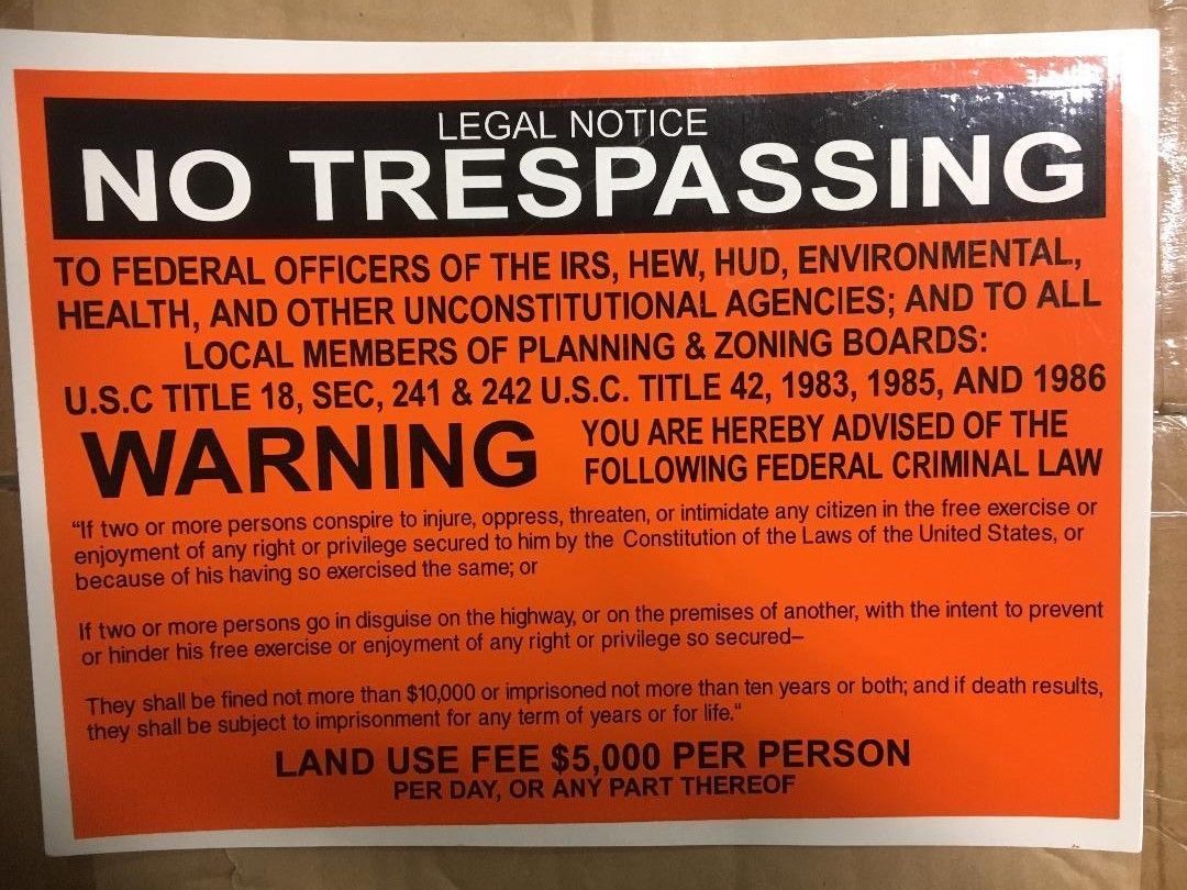 12 PACK NO TRESPASSING LEGAL NOTICE SIGNS 8"X11" PLASTIC
