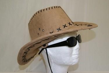12 LEATHER RANCHERO HAT