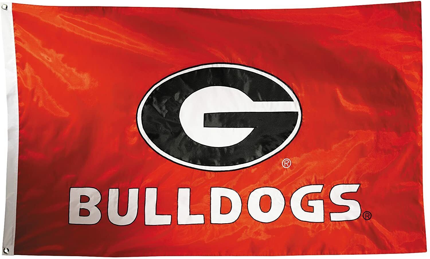 University of Georgia Bulldogs 3'x5' Flag Nylon Double Sided Flag Bras